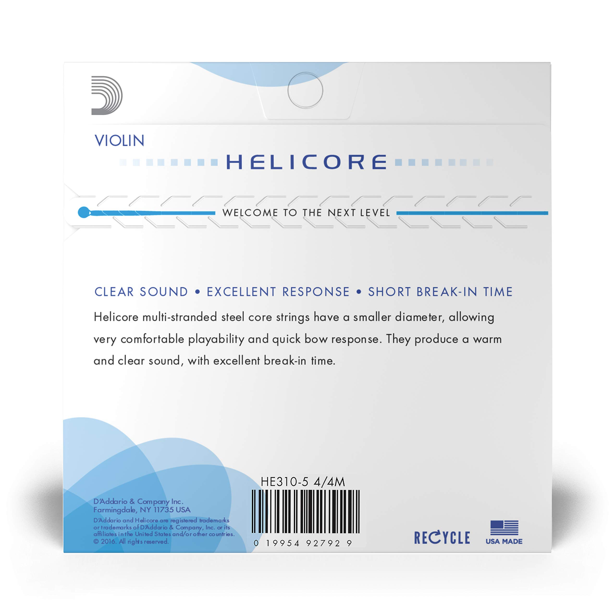 D'Addario HE310-5 4/4M Helicore Keman Teli | doremusic