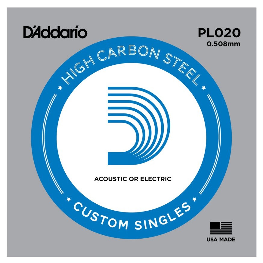 D'Addario PL020 Tek Elektro Gitar Teli (20) | doremusic