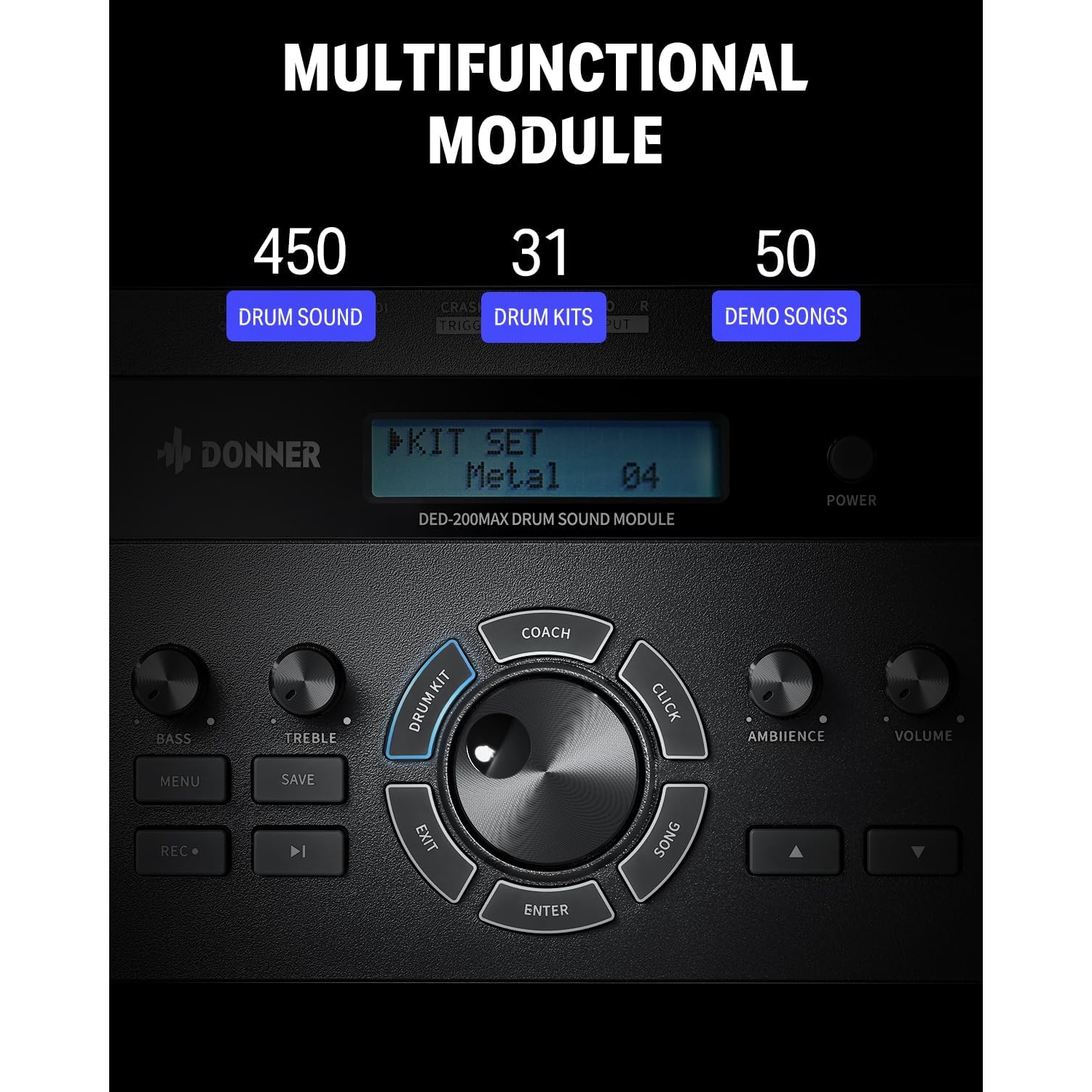 Donner DED-200 MAX Elektro Davul Seti | doremusic