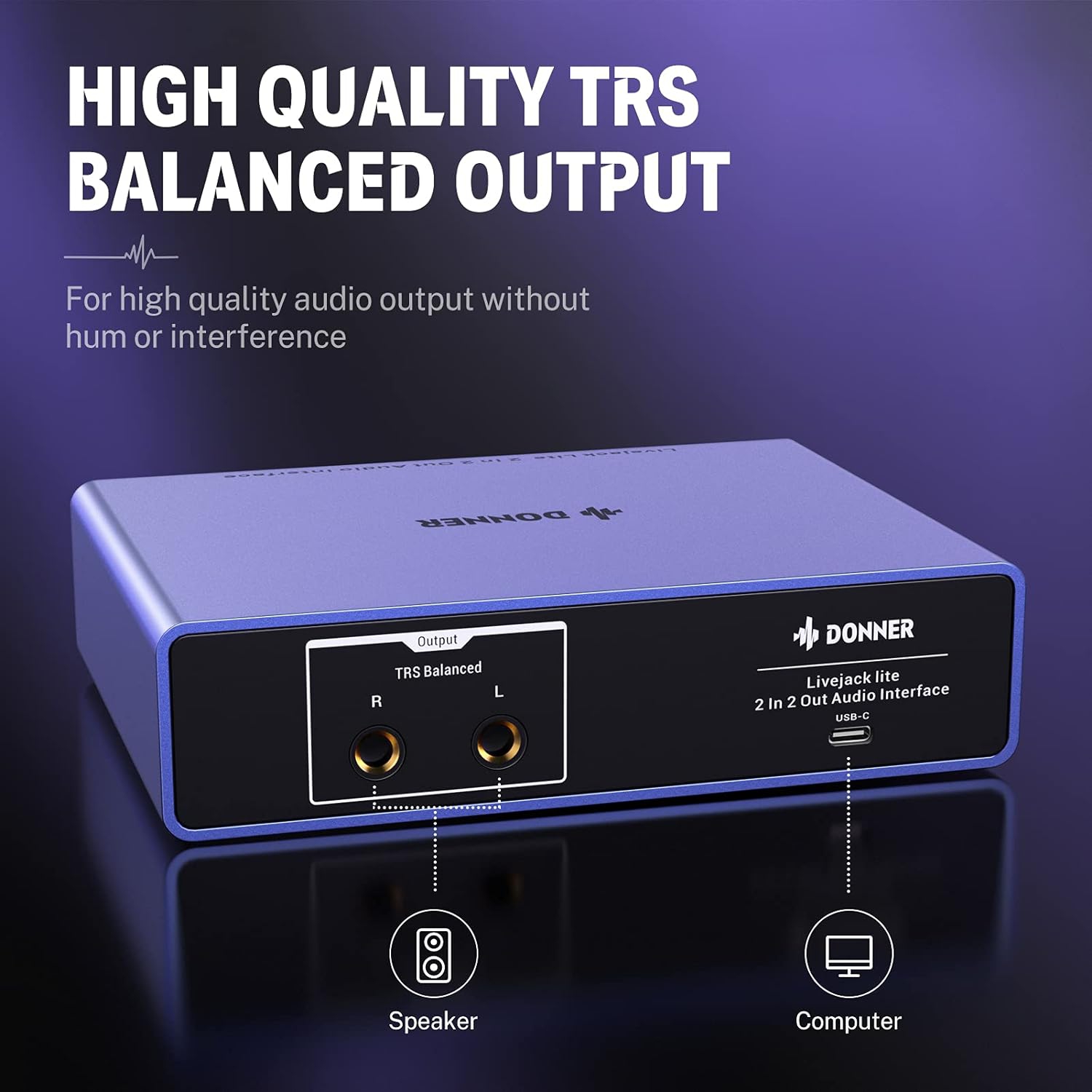 Donner Livejack Lite 2 Kanal Ses Kartı | doremusic