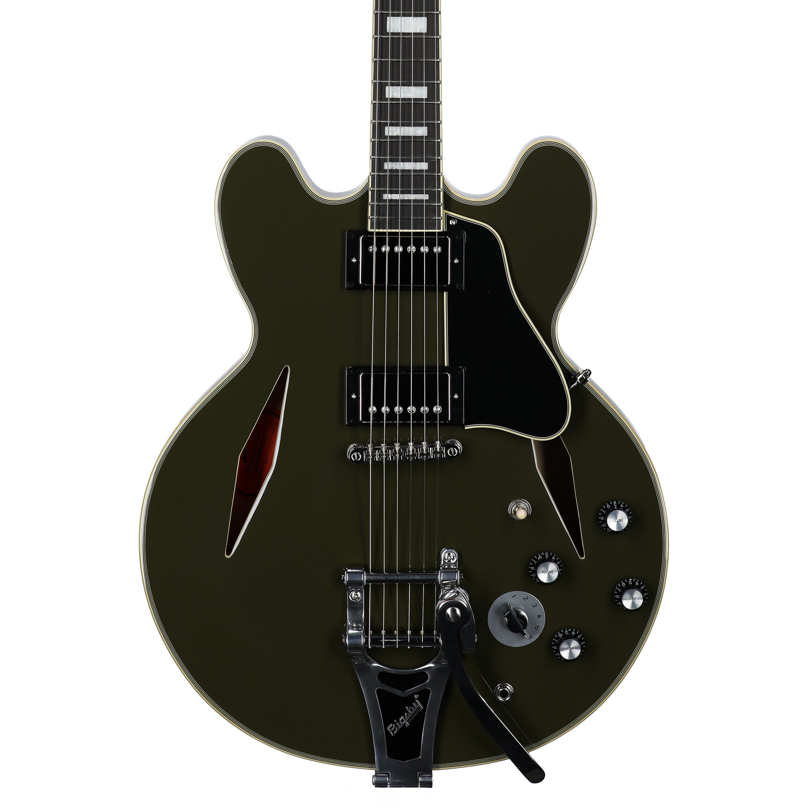 Epiphone Exclusive Shinichi Ubukata ES-355 Custom Elektro Gitar (Olive Drab) | doremusic