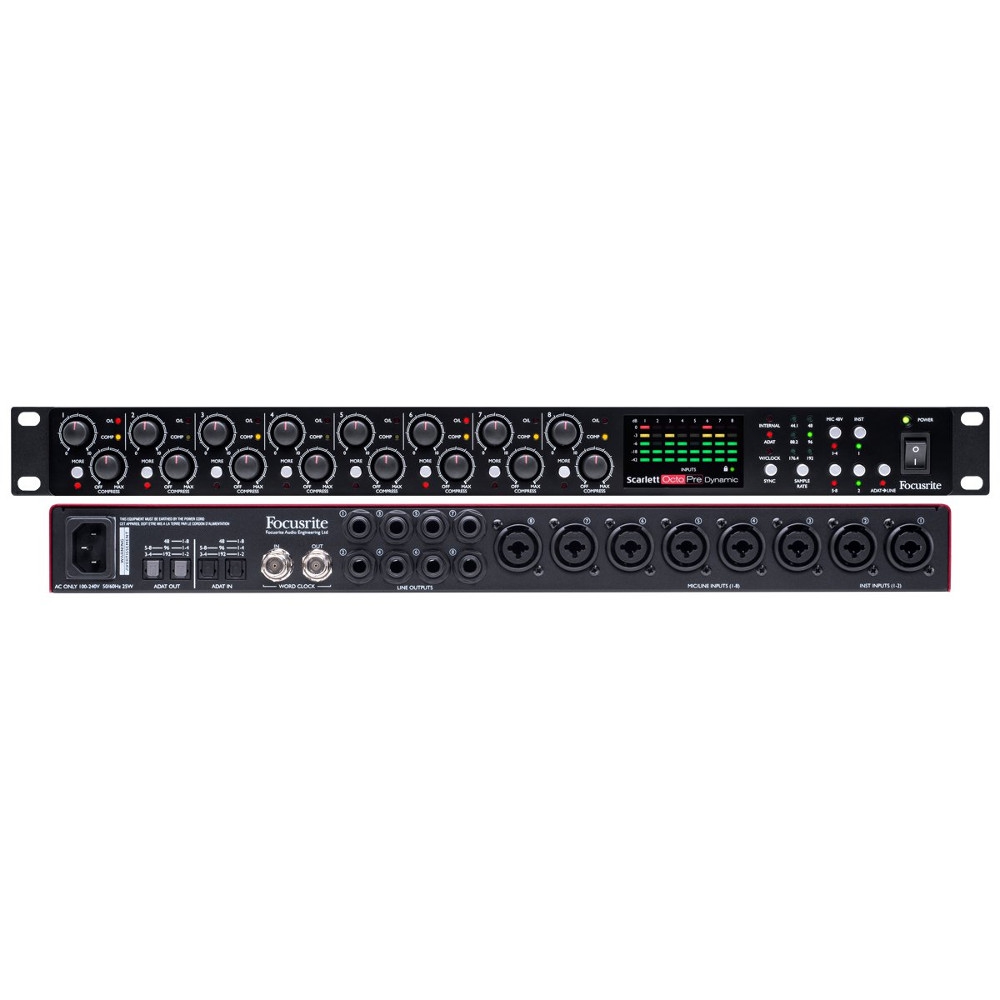Focusrite Scarlett OctoPre Dynamic Mikrofon Preamp | doremusic
