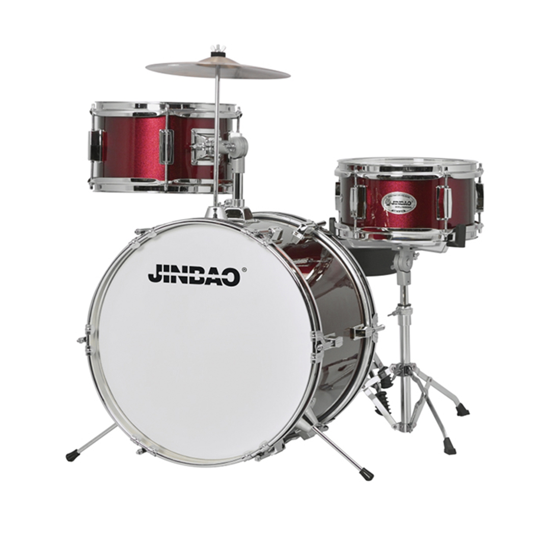 JINBAO 3 PARÇA JUNIOR DAVUL SETİ ( KIRMIZI ) | doremusic