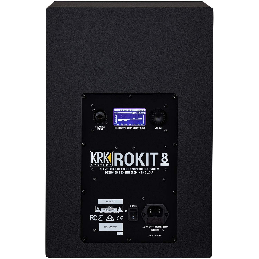 KRK Rokit RP8 G4 8 Inch Near-Field Aktif Stüdyo Monitörü (Siyah ...