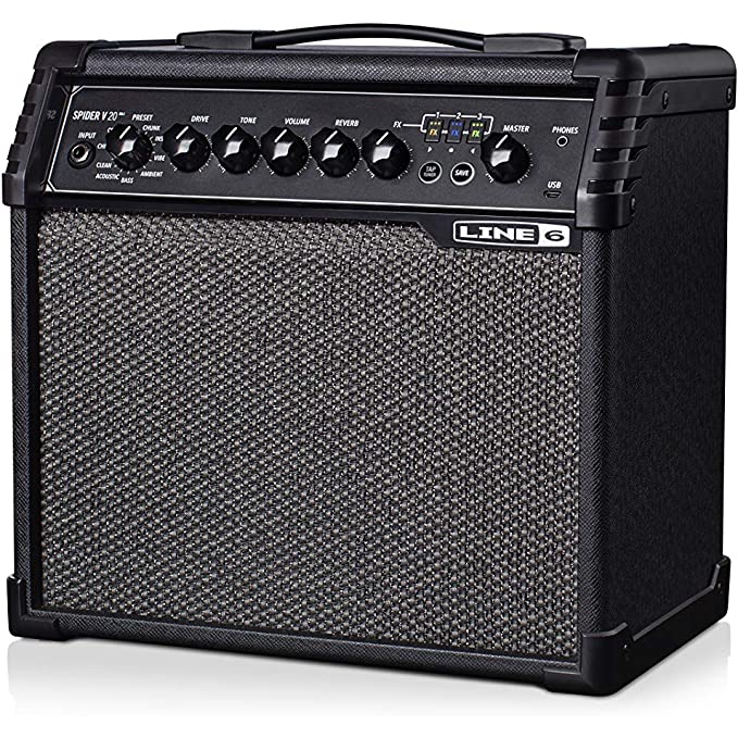 Line 6 Spider V 20 MKII 1x8" 20-watt Modeling Combo Amfi (Siyah ...