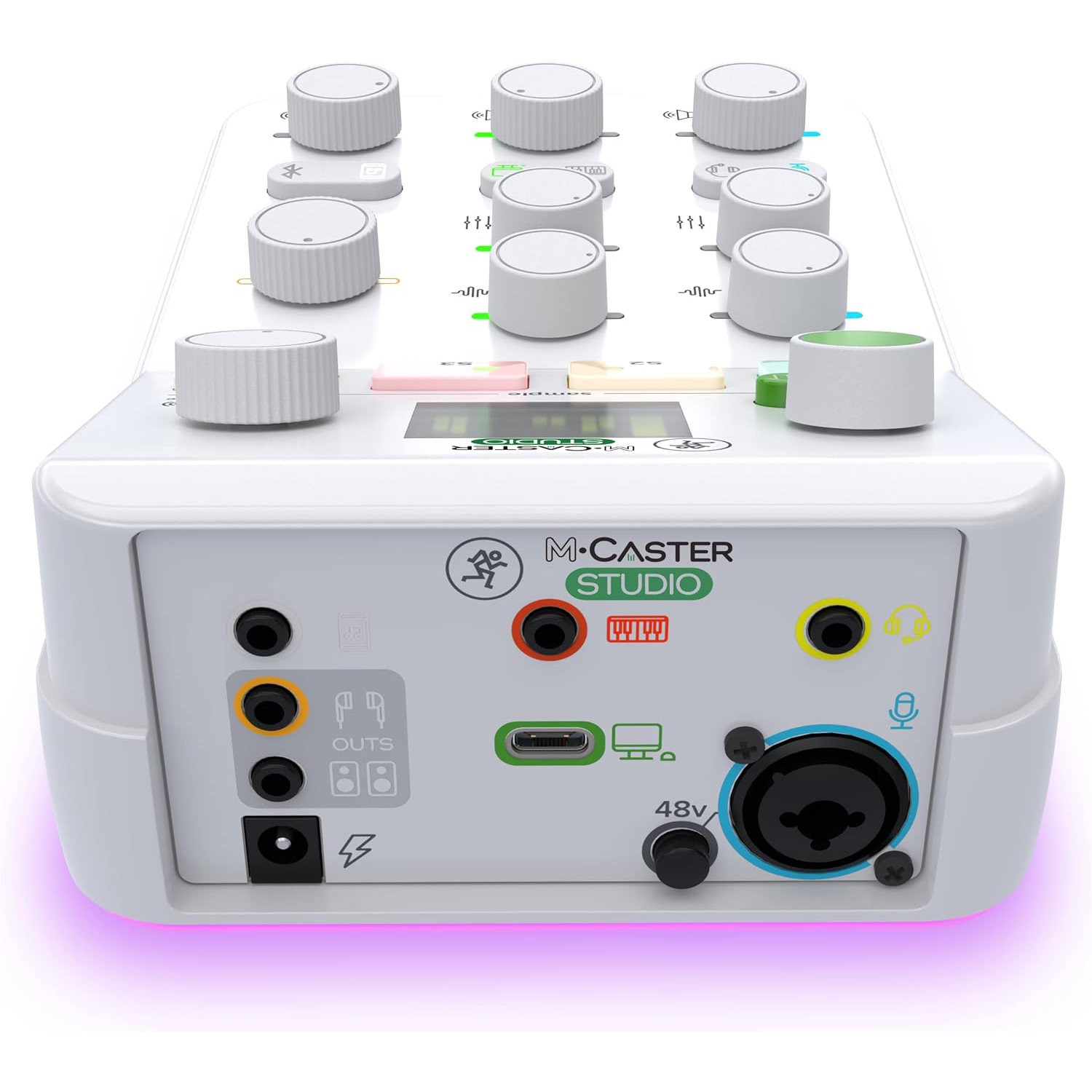 Mackie M-Caster Studio Portatif Canlı Yayın Mikseri (Beyaz) | doremusic