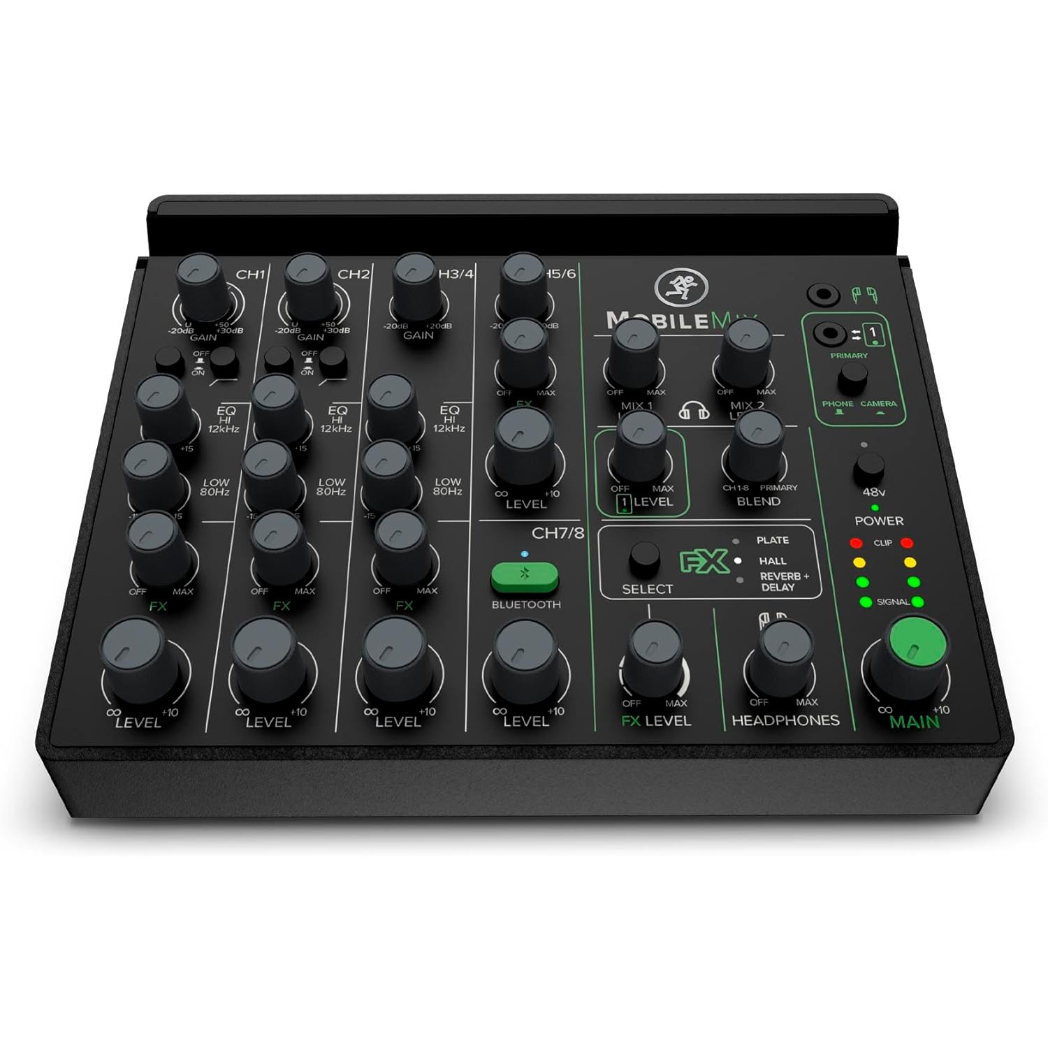 Mackie Mobilemix 8 Kanal Dahili Efektli ve Bluetooth Bağlantılı Pil ile ...