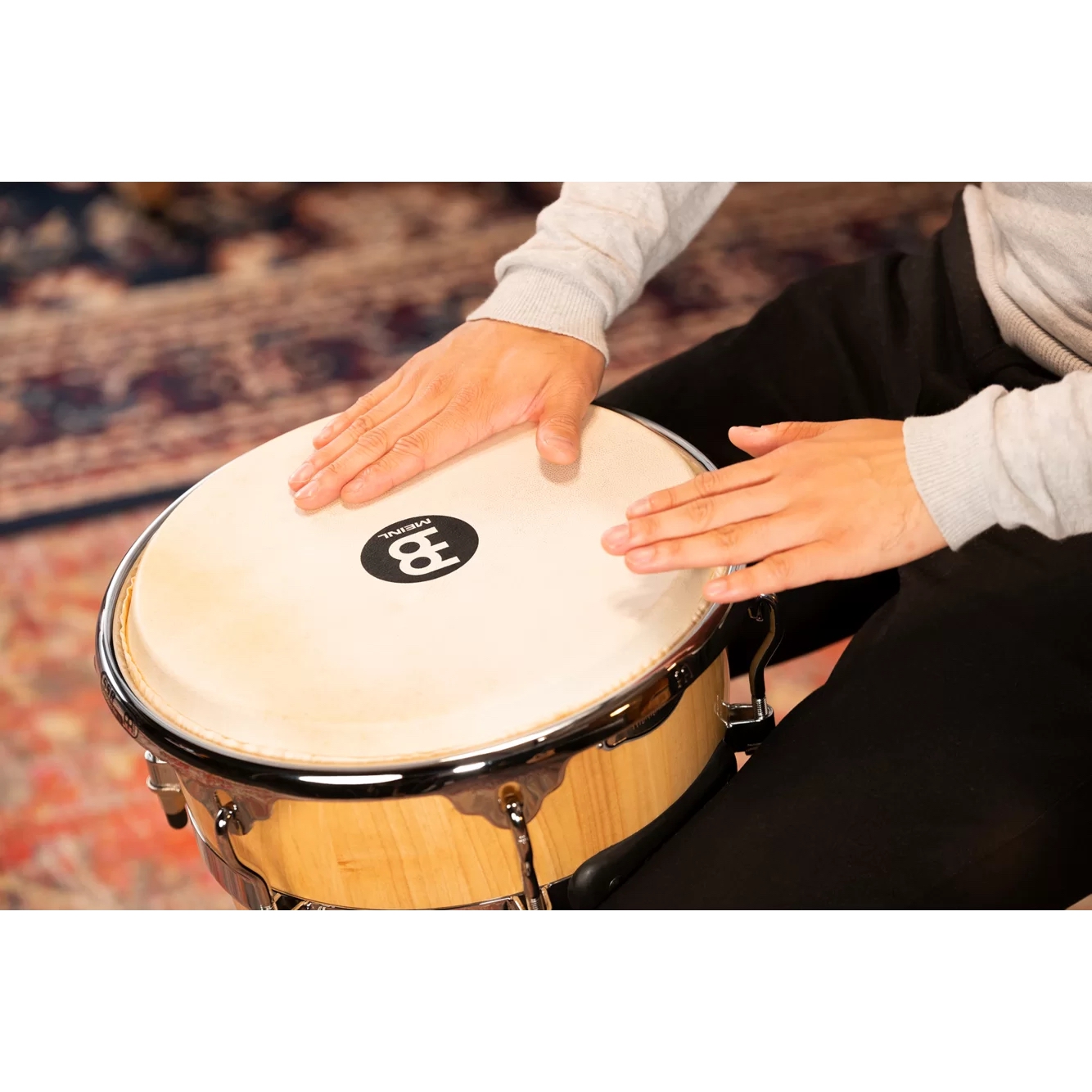 Meinl DJW3NT Floatune Series 12" Djembe (Natural) | doremusic