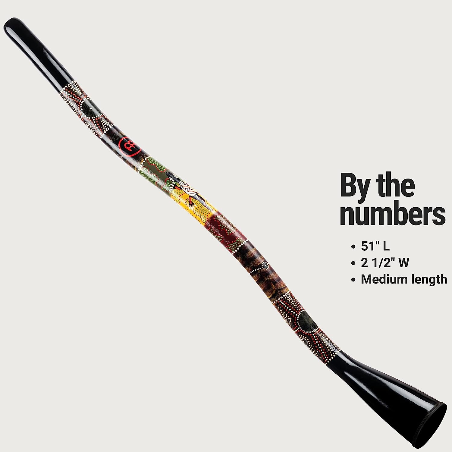 Meinl SDDG2-BK S-Shape Didgeridoo (Native Design) | doremusic