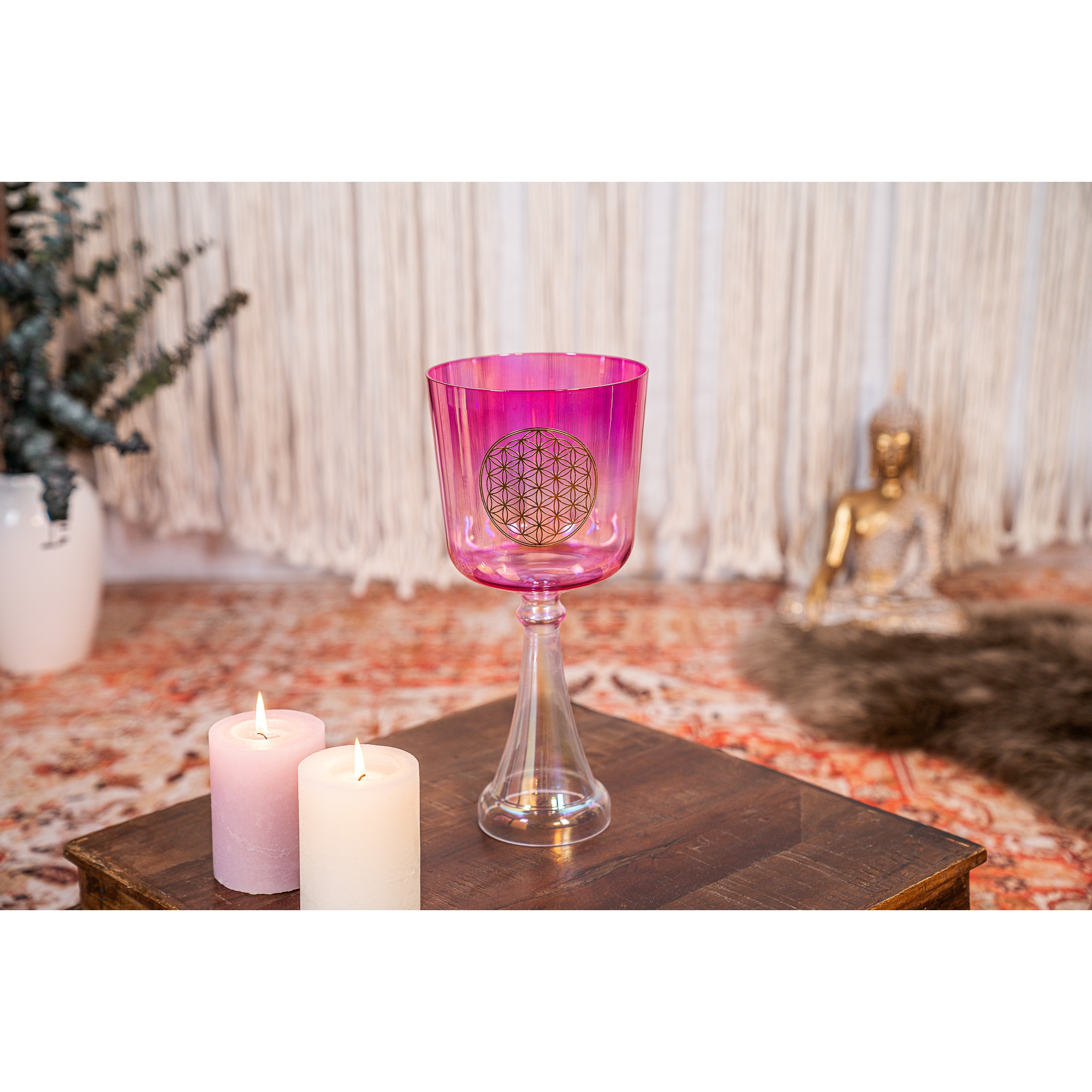 Meinl Sonic Energy CSC6FPFOL Pembe Renkte Kalp Çakrası 6'' Crystal ...