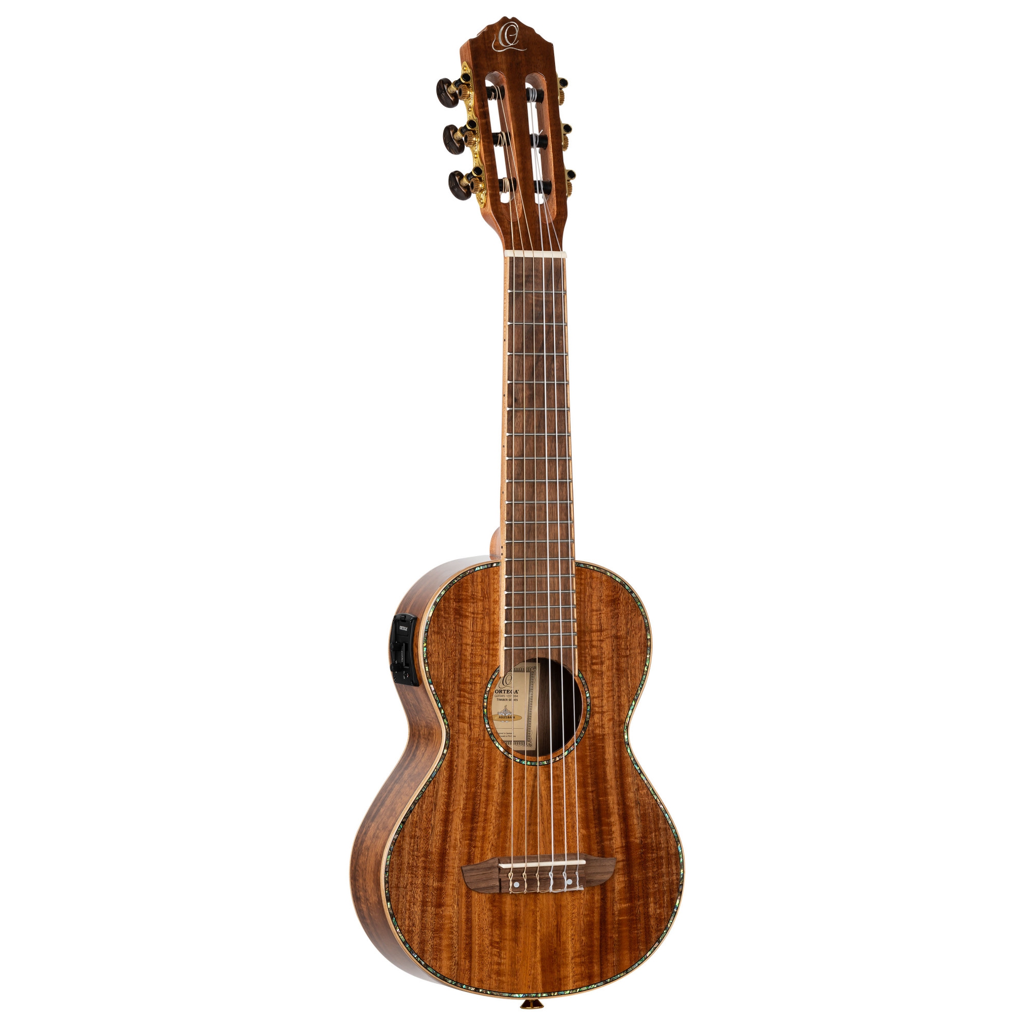 Ortega Mini Travel Series 17" Elektro Guitalele (Acacia) | doremusic