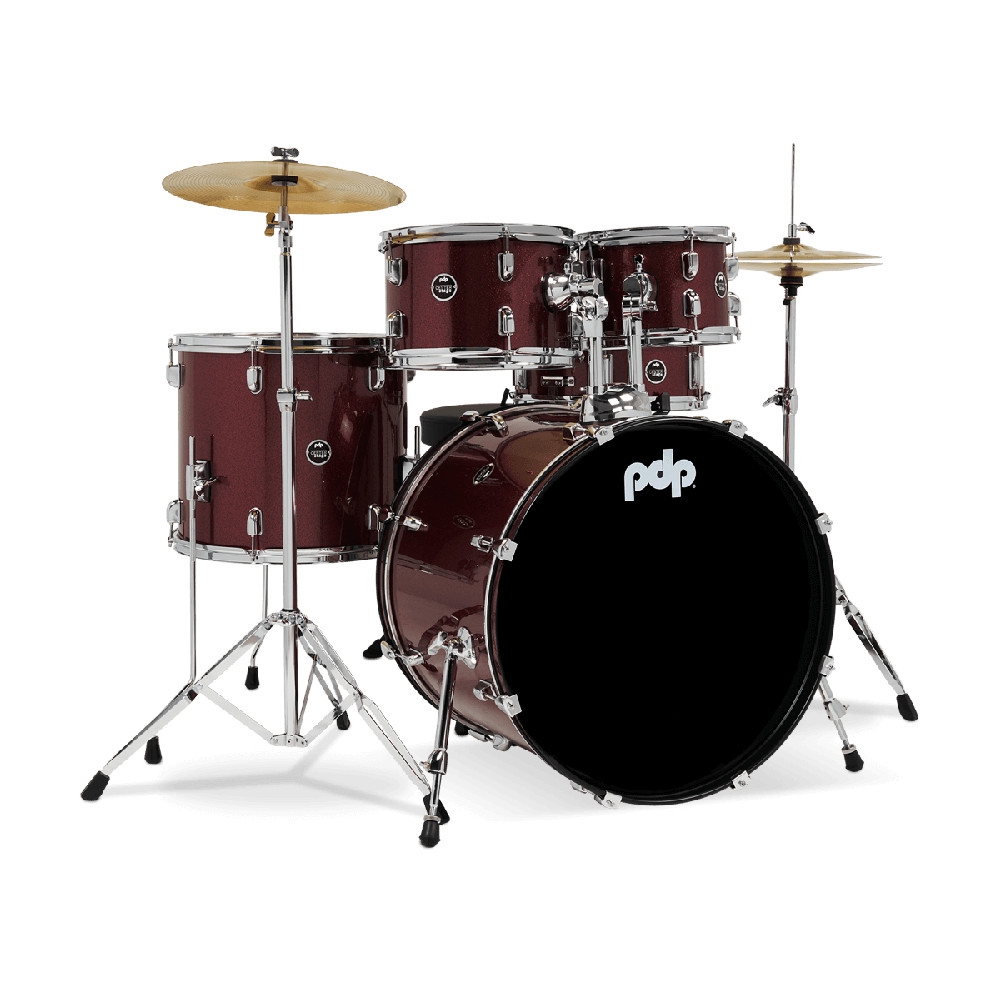 PDP Drums centerstage 22 Inch 5-Parça Akustik Davul Seti (Ruby Red ...
