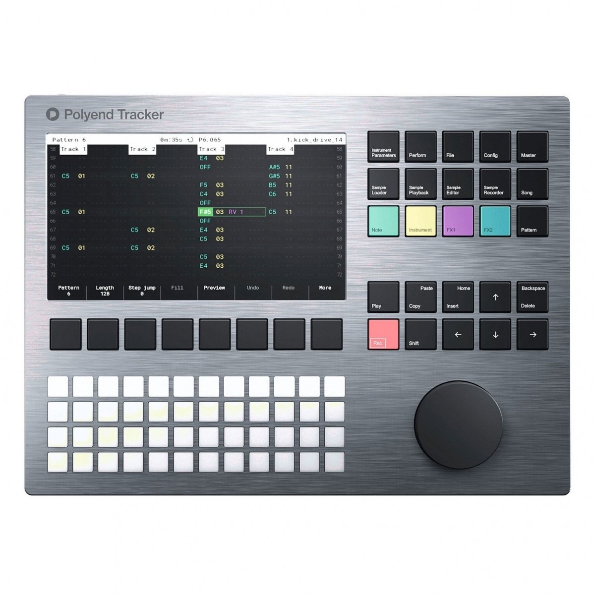 Polyend Tracker Sampler Wavetable Synthesizer & Sequencer (Silver Limited Edition) | doremusic