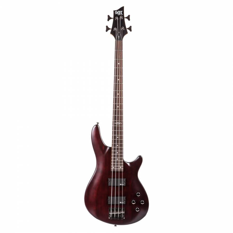 Schecter C-4 SGR Bas Gitar (Satin Walnut) | doremusic