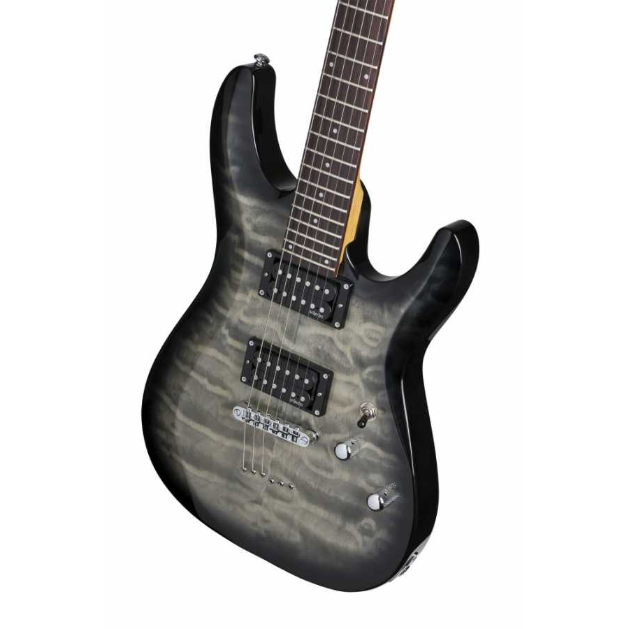 Schecter C-6 Plus Elektro Gitar (Charcoal Burst) | doremusic
