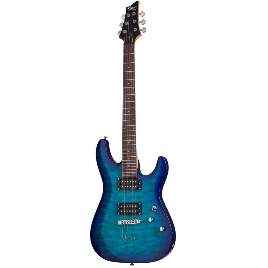 Schecter C-6 Plus Elektro Gitar (Ocean Blue Burst) | doremusic