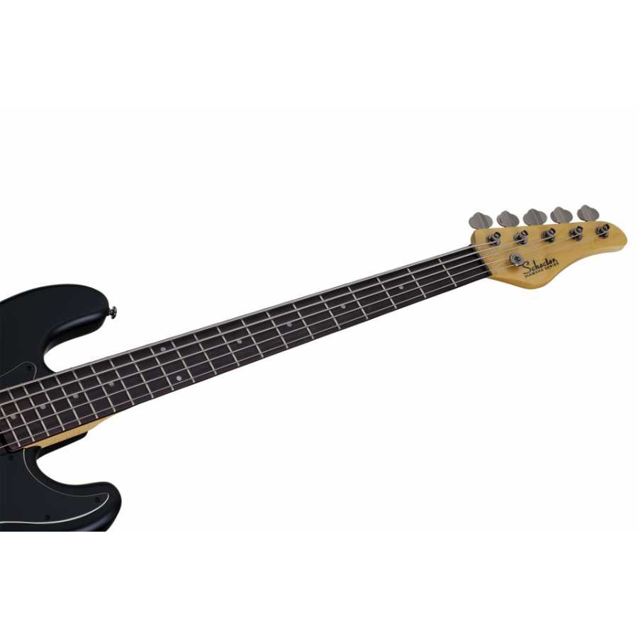 Schecter Diamond-P Custom-5 Active Bas Gitar (Satin Black) | doremusic
