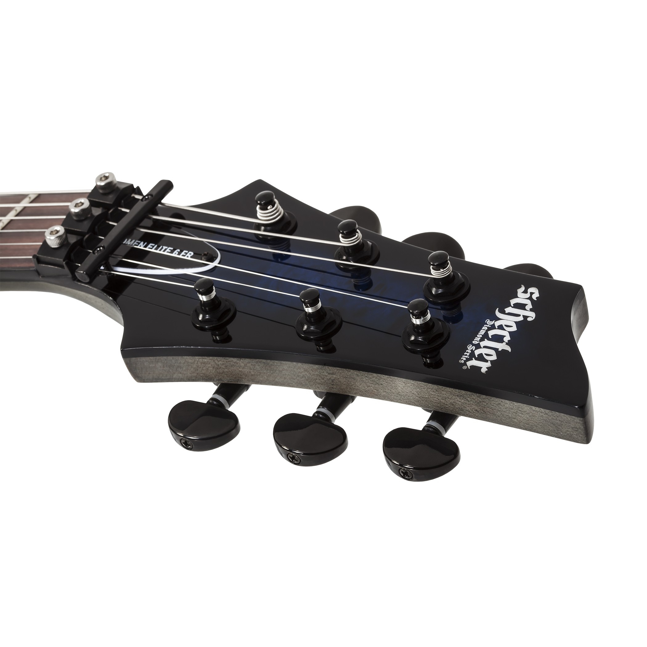 Schecter Omen Elite-6 FR Elektro Gitar (See-thru Blue) | doremusic