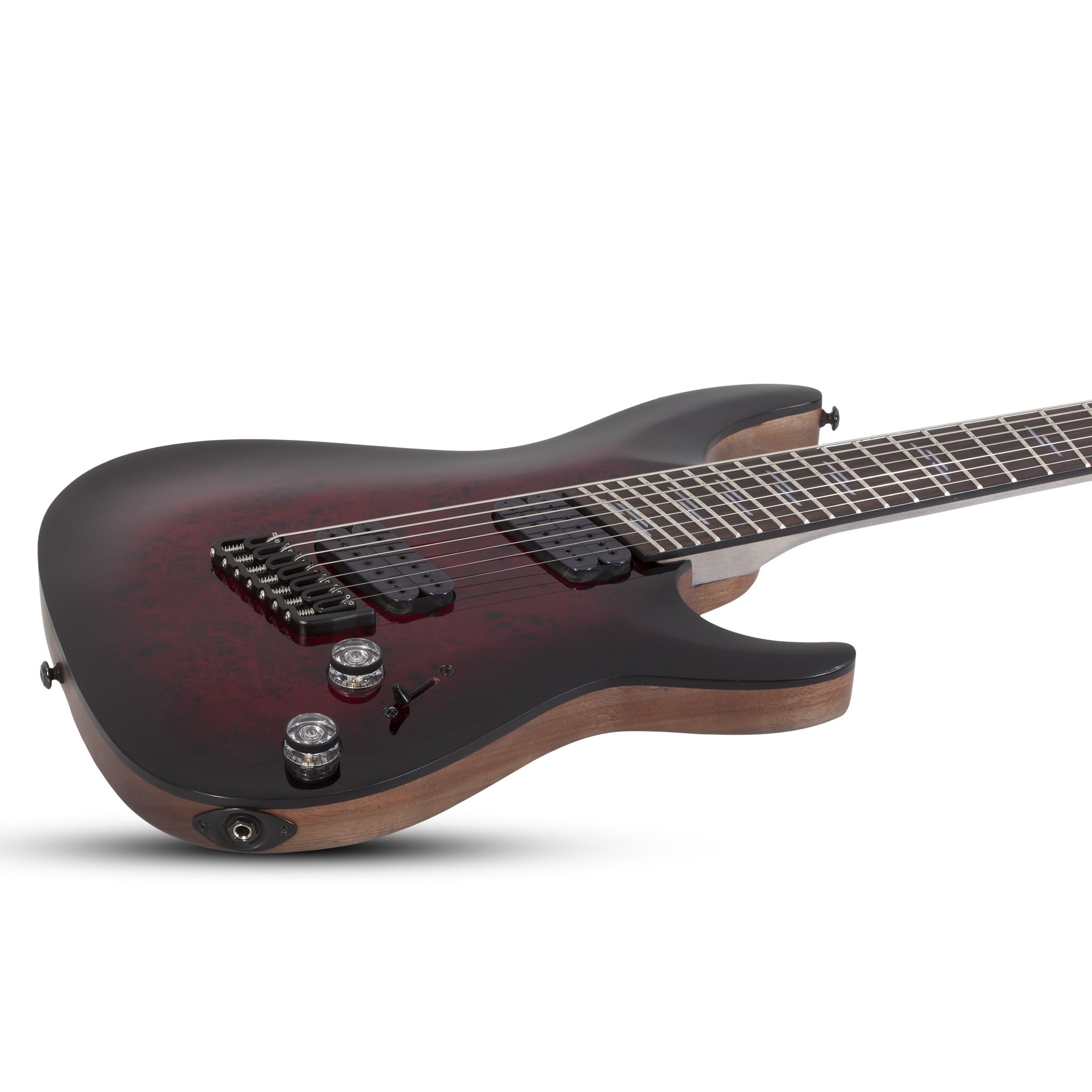 Schecter Omen Elite-7 Multiscale 7 Telli Elektro Gitar (Cherry Burst ...