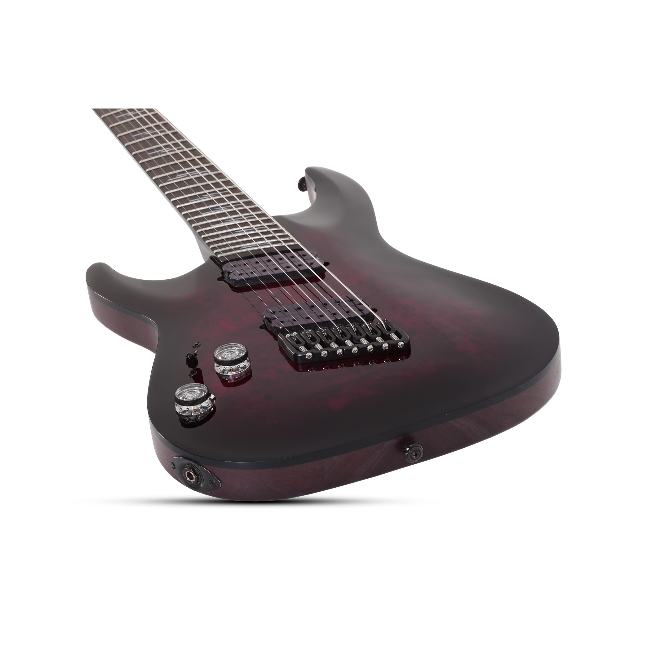 Schecter Omen Elite-7 Multiscale 7 Telli Solak Elektro Gitar (Black ...