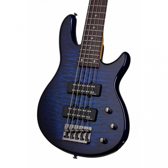 Schecter Raiden Special-5 Bas Gitar (See-Thru Blue Burst) | doremusic
