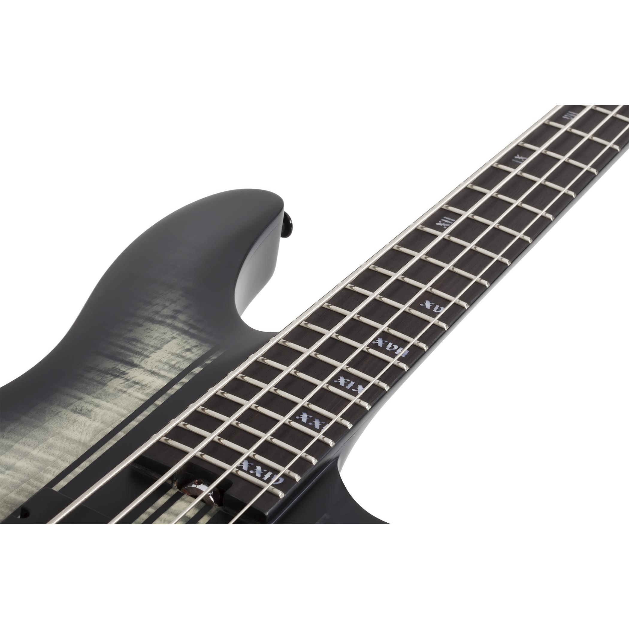 Schecter C-4 GT Bas Gitar (Satin Charcoal Burst) | doremusic