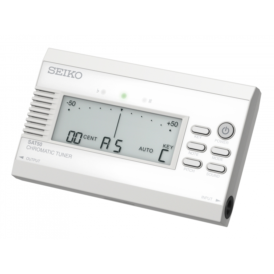 Seiko SAT50 White Tuner | doremusic