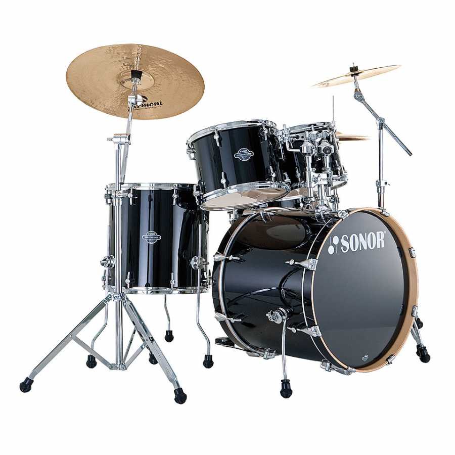 Sonor Essential Force Stage 3 ESF 11 Piano Black Akustik Davul Seti ...