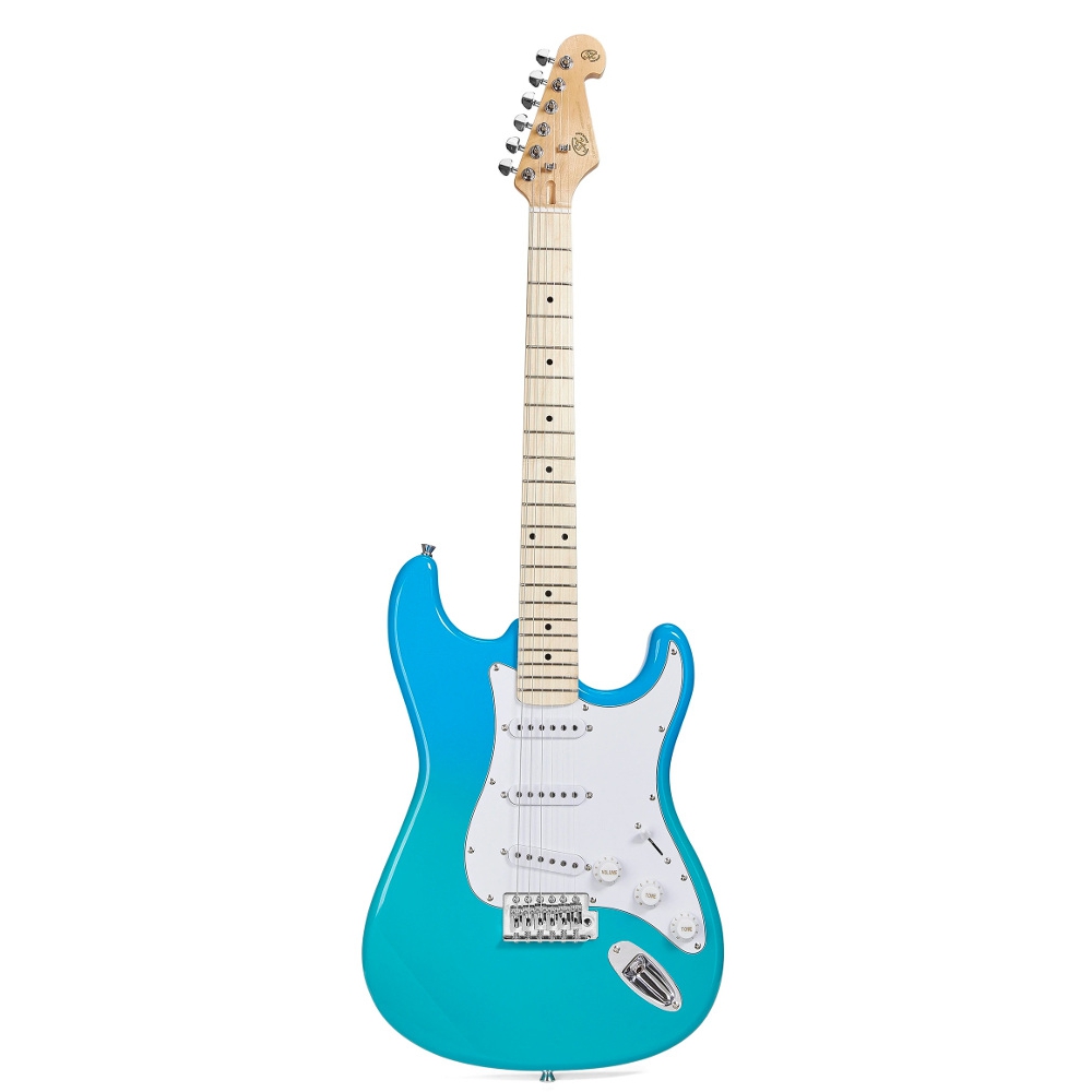 SX SEM1 Elektro Gitar (Blue Glow) | doremusic