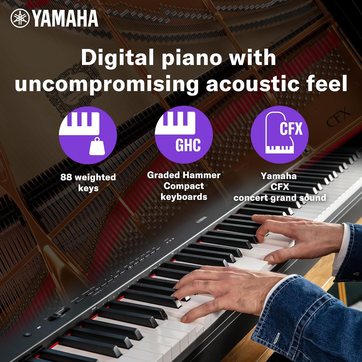 Yamaha P-225B-L200 88-Tuşlu Dijital Piyano Set (Siyah) | doremusic