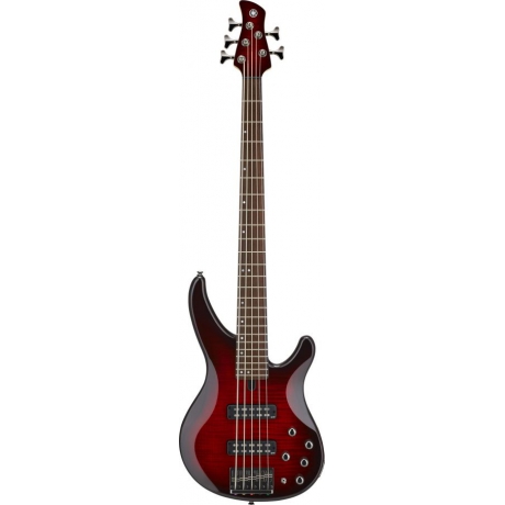 Yamaha TRBX605FM Bas Gitar (Translucent Dark Red Burst) | doremusic
